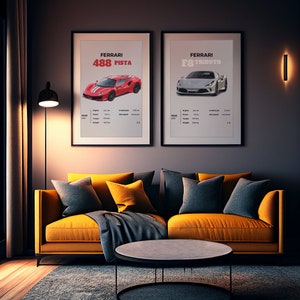Ferrari 488 Pista Poster | Digital Download | Ferrari Lover | Hyper Car ...