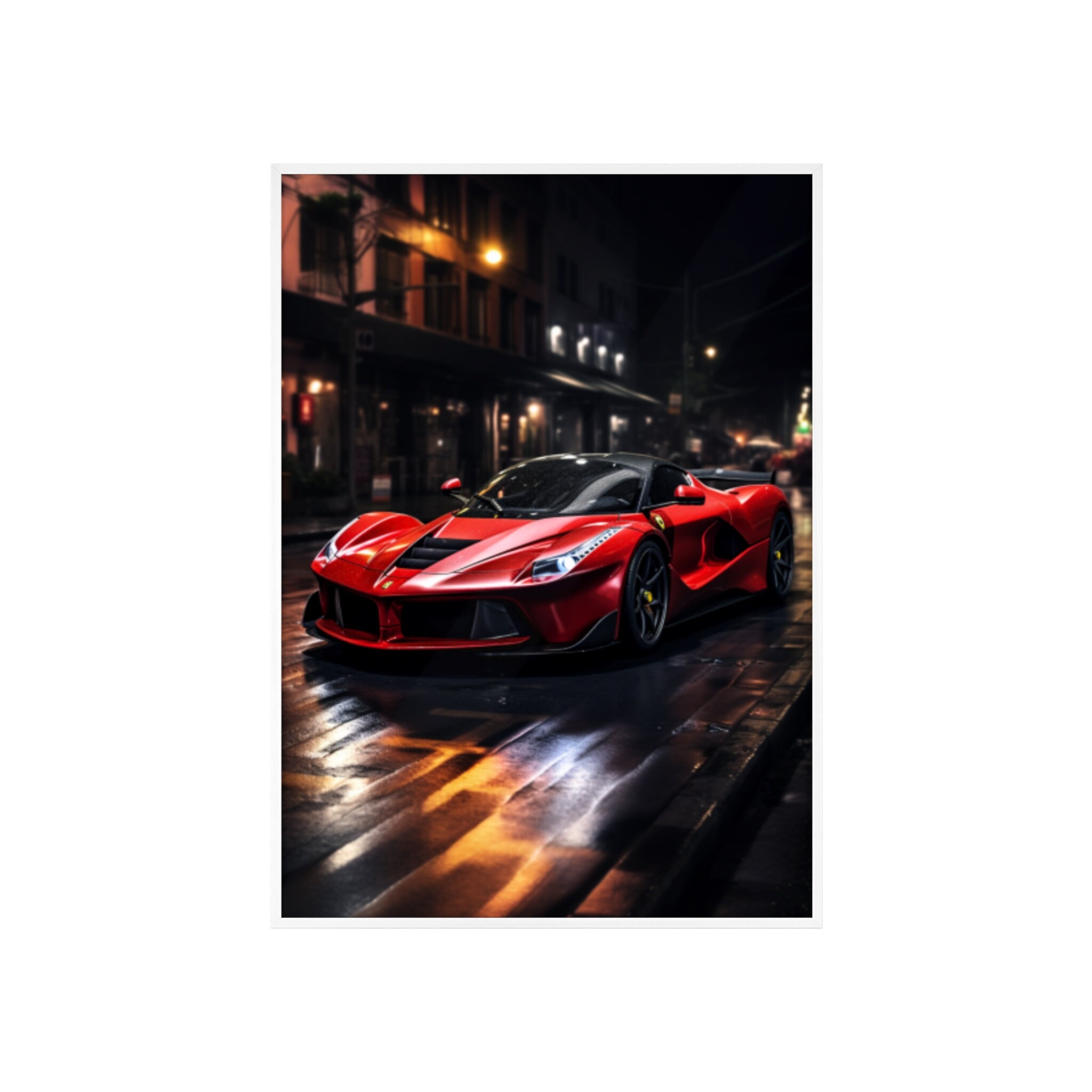 Stampa Ferrari Laferrari Regalo Poster Ferrari Nero Ragazzo Poster ...