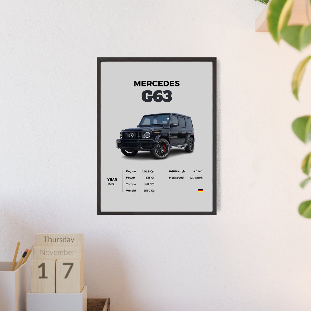 Mercedes G63 Poster Digital Download Mercedes Lover Hyper Car Poster ...
