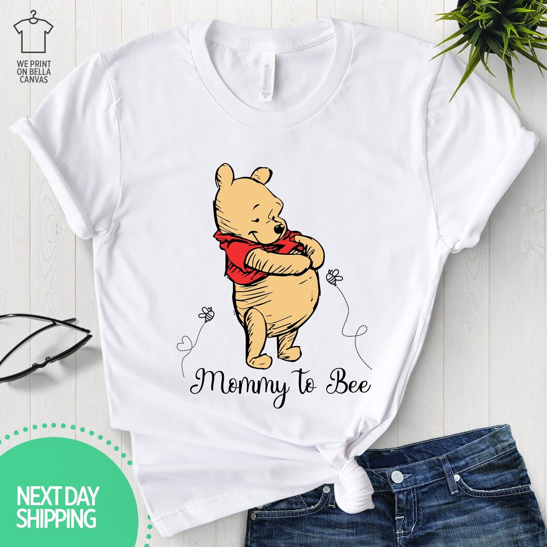 Mommy to Bee Shirt Pregnancy Reveal Shirt Disney Pooh Mommy - Etsy