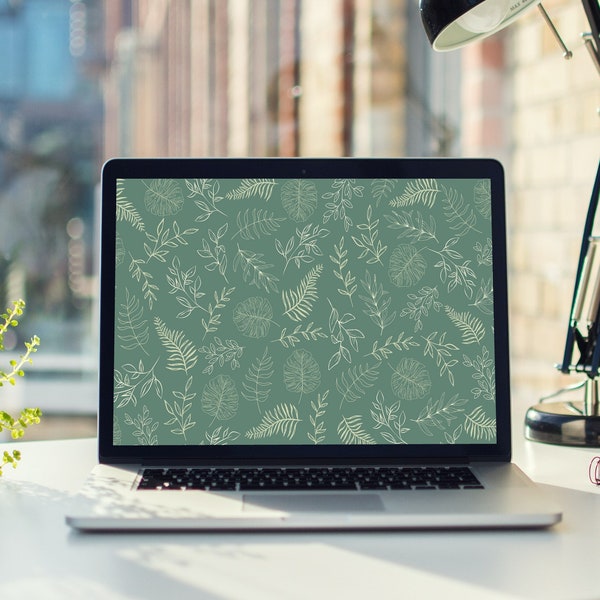 Sage Green Wallpaper MacBook - Etsy