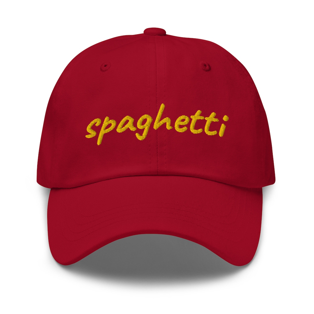 Spaghetti Dad Hat Cute Food Baseball Cap - Etsy