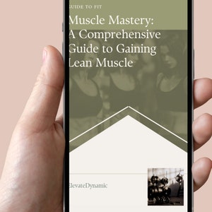 Muscle Mastery: A Comprehensive Guide to Gaining Lean Muscle | Ebook - Etsy