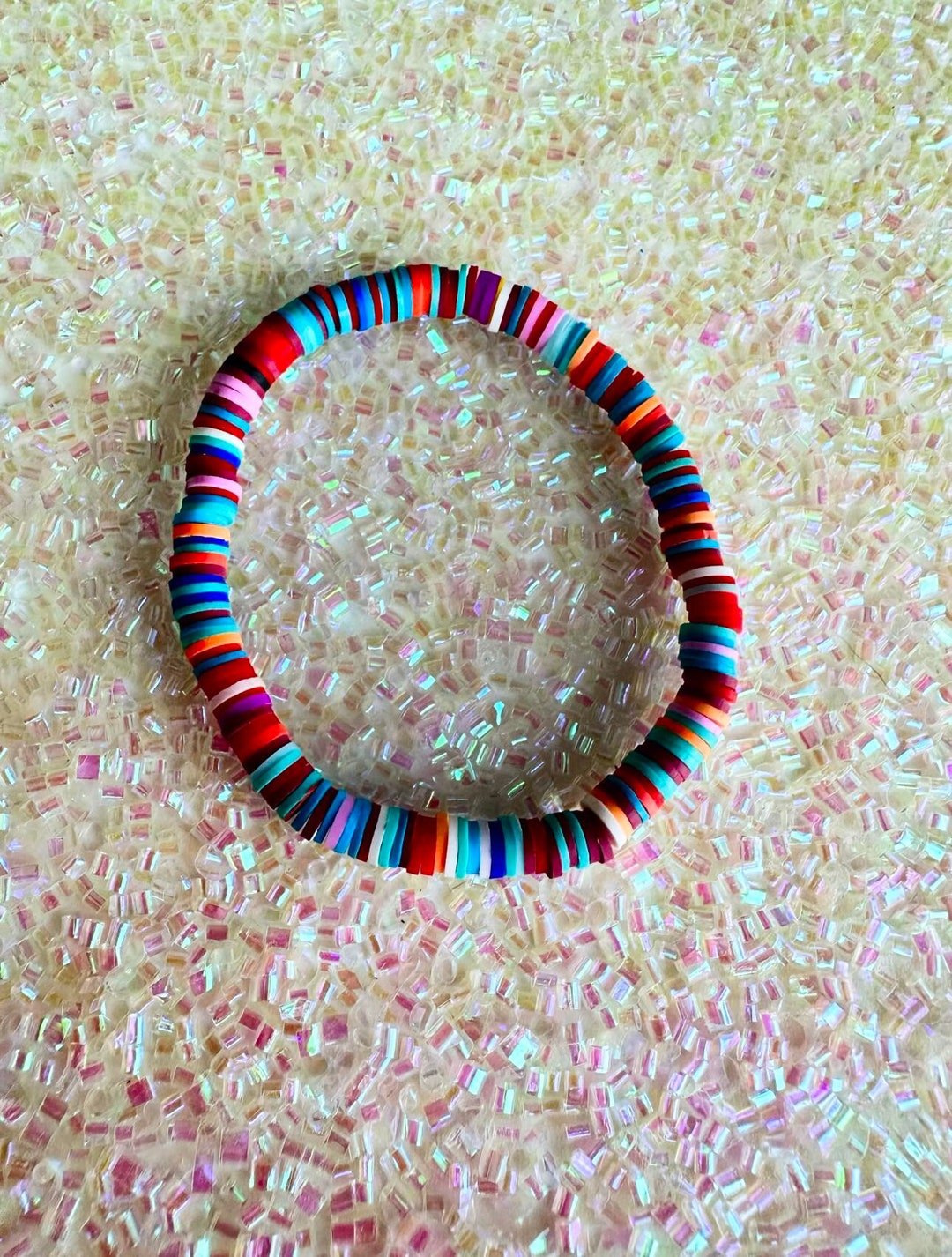 Hawaiian Punch Clay Bead Bracelets - Etsy