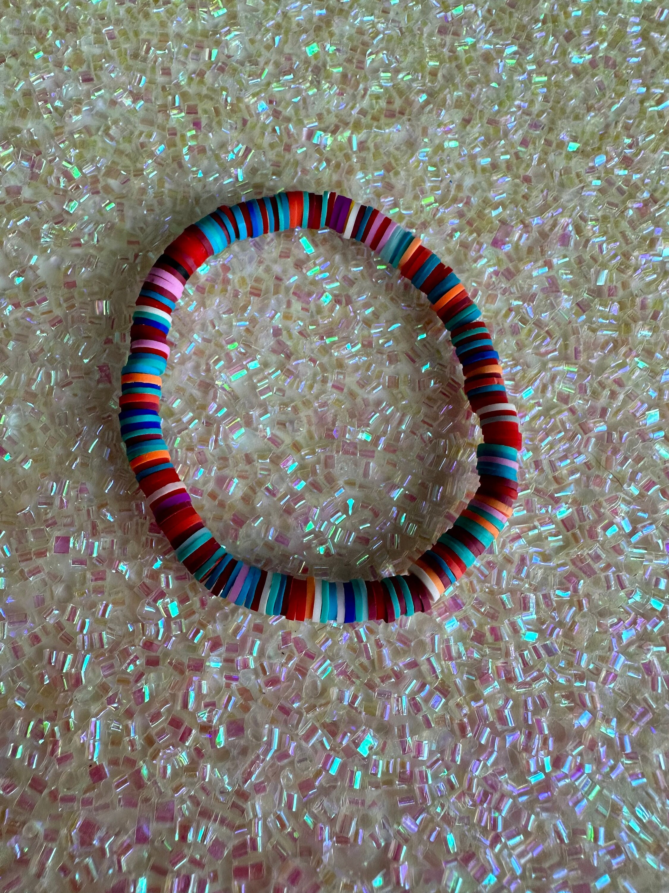 Hawaiian Punch Clay Bead Bracelets - Etsy