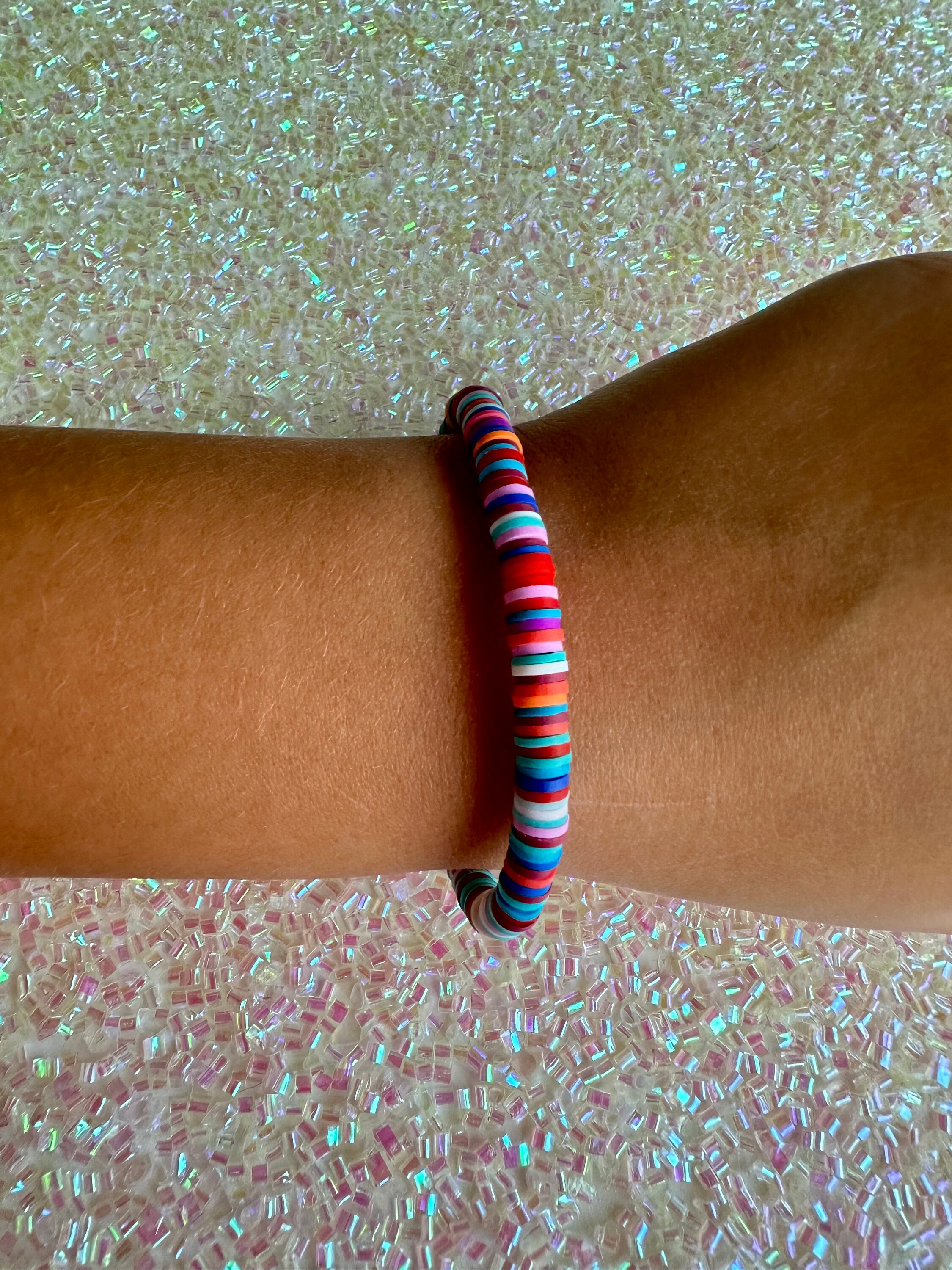 Hawaiian Punch Clay Bead Bracelets - Etsy