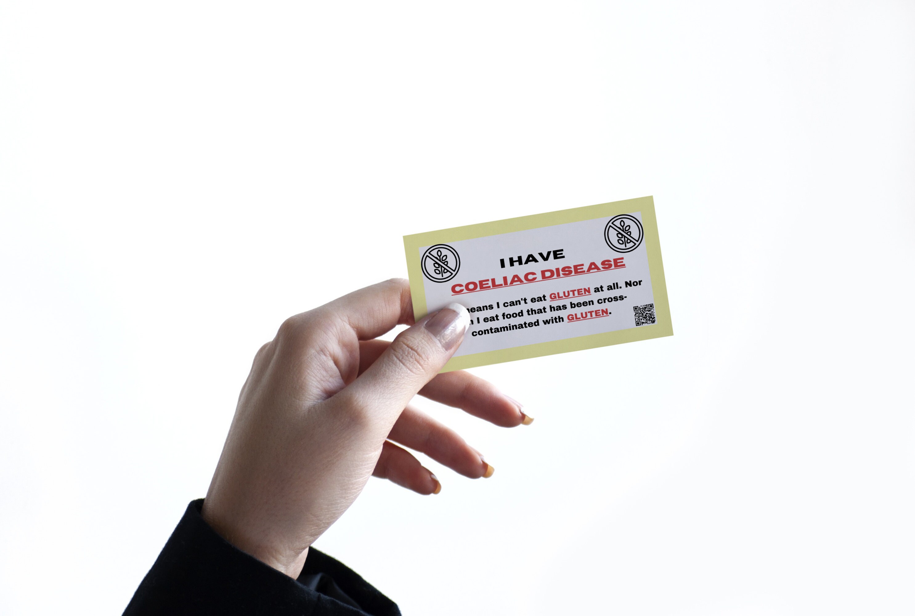 SPANISH Coeliac Disease Travel Translation Cards, Food Allergy Card ...