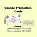 GREEK Coeliac Disease Travel Translation Card, Food Allergy Card ...