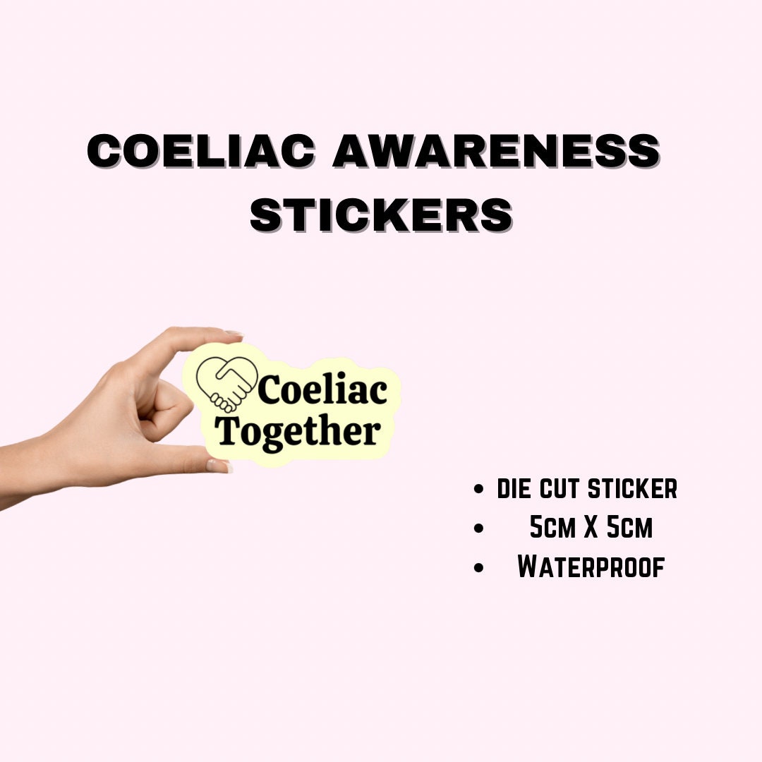 Coeliac Disease Sticker - Die Cut - Celiac Disease Stickers - Etsy