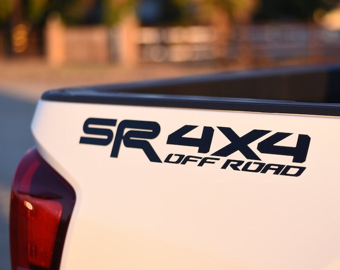 SR 4x4 Off-road Vinyl Decals (set of 2) Tacoma Decals *multiple Solid ...