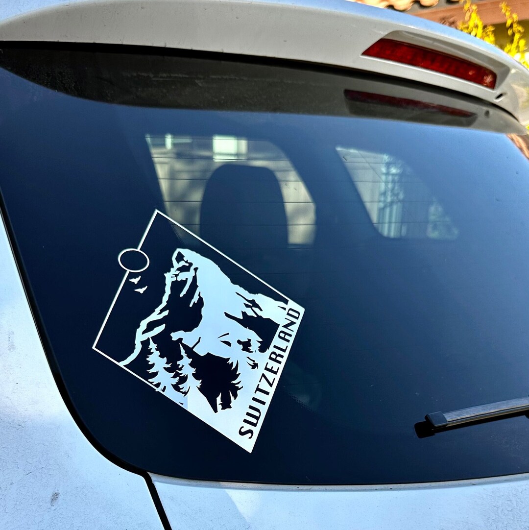 Matterhorn Switzerland Car Decal Mountain Car Decals multiple Colors ...