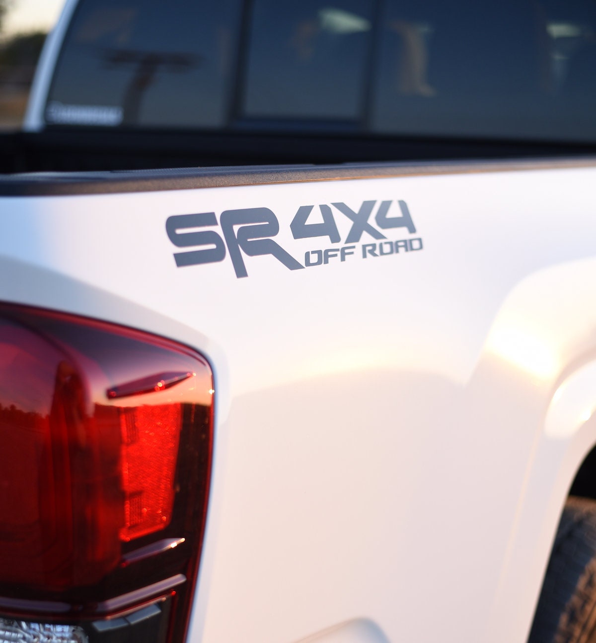 SR 4x4 Off-road Vinyl Decals set of 2 Tacoma Decals multiple Solid ...