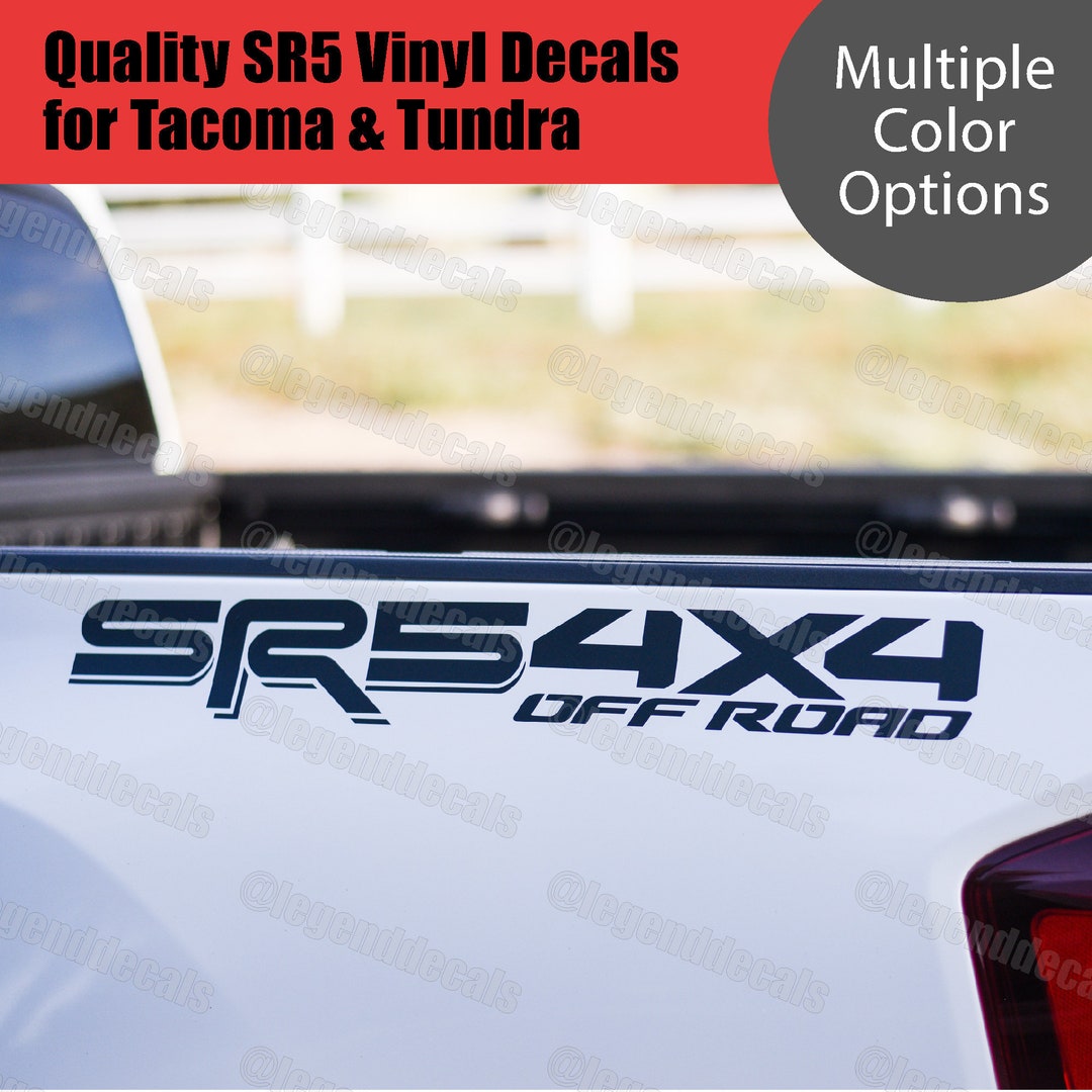 SR5 4x4 Off-road set of 2 Vinyl Decals Quality Vinyl Decals for Tacoma ...