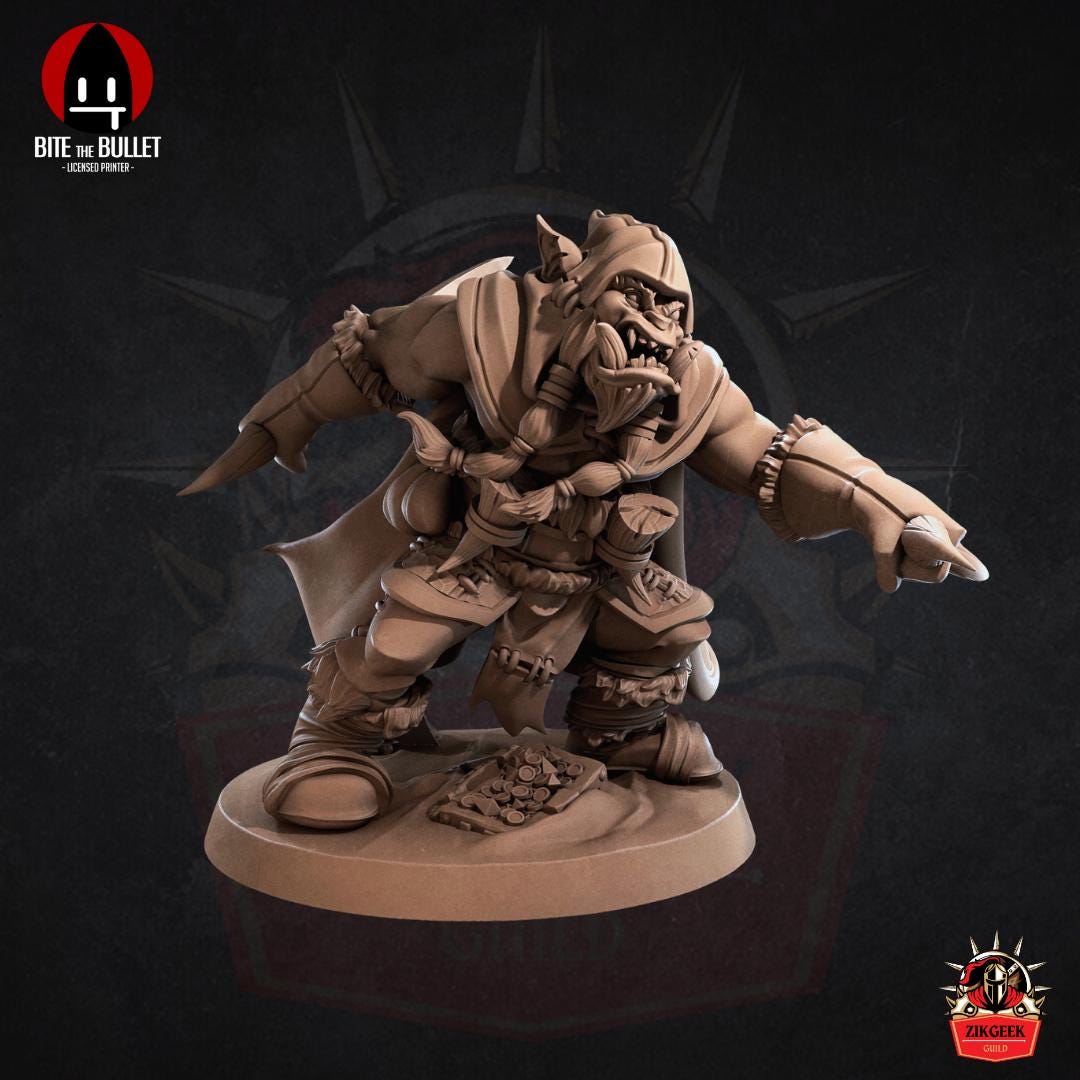 Bugbear Reaver Miniature: 28/32/38mm Fantasy RPG Mini for Dnd, TTRPG - Etsy