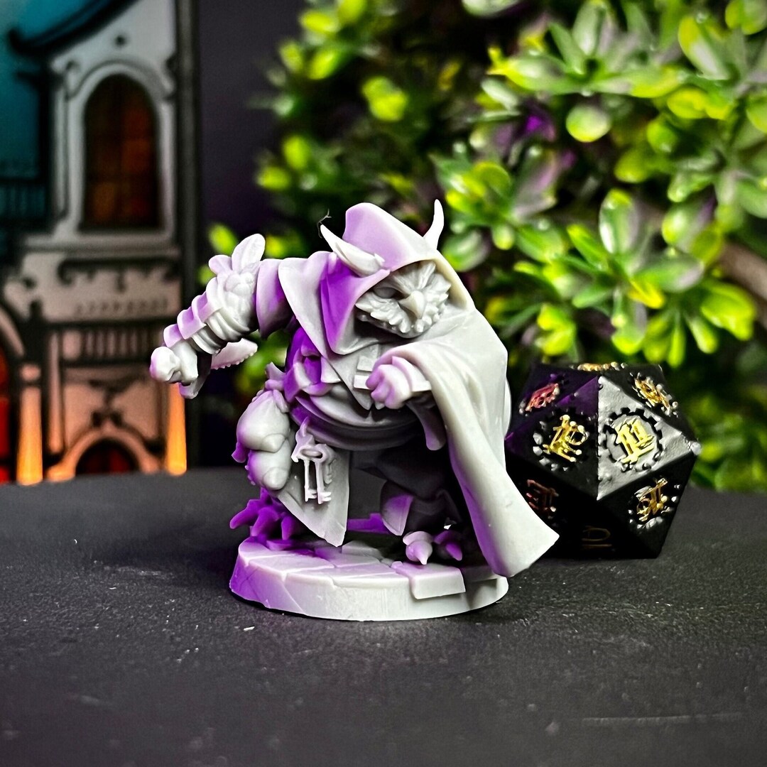 Owl Rogue Dnd Fighter Miniature, Hero Quest RPG, Tabletop Game ...