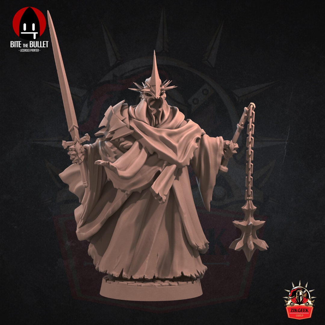 Witch King Boss – Fantasy RPG Miniature for TTRPG Dungeon Adventure ...