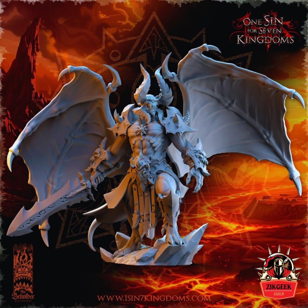 Demon King Boss – Fantasy RPG Miniature for TTRPG Dungeon Quests, Gift ...
