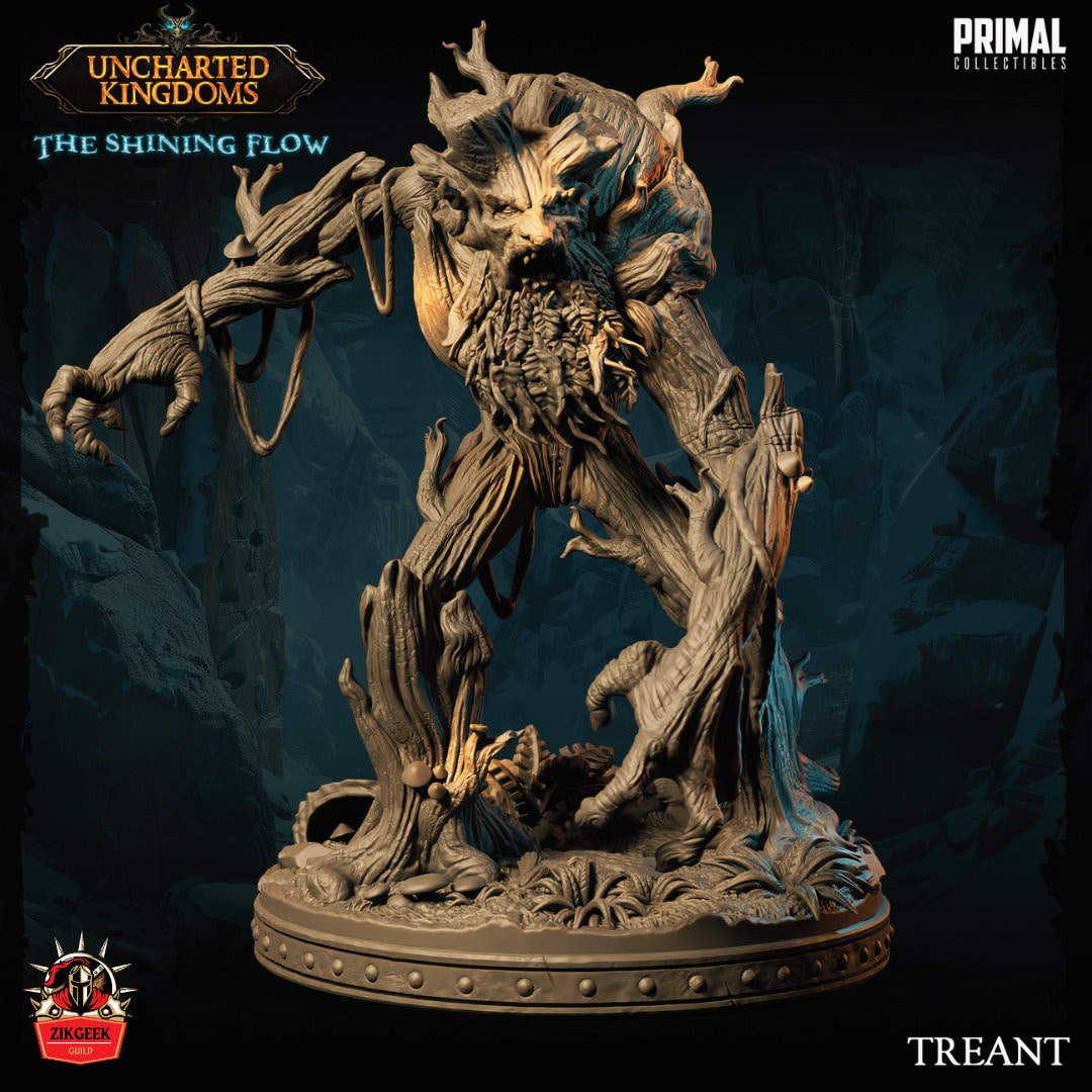 Treant Creature Miniature: 28/32/38mm Fantasy RPG Mini for Dnd, TTRPG ...