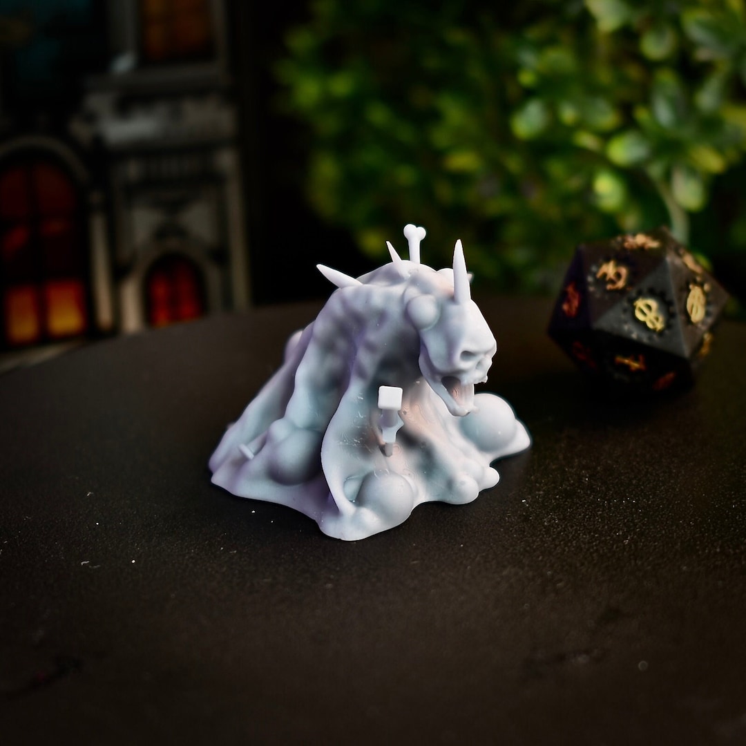 Large Vile Slime Enemy Miniature Dungeons and Dragons Mini, RPG Board ...