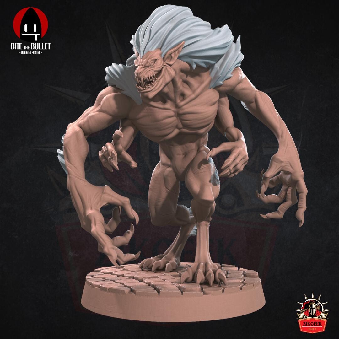 Draegloth Demon Boss Enemy Monster Miniature Dungeons and Dragons Mini ...