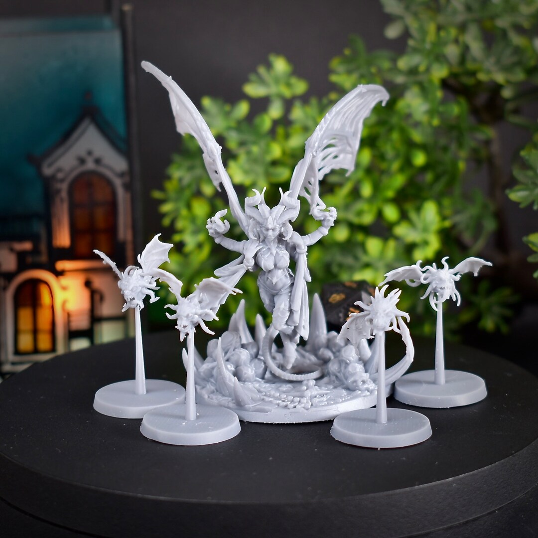 Vargoulia Boss Wizard Minions: 28/32/38mm Fantasy RPG Mini for Dnd ...