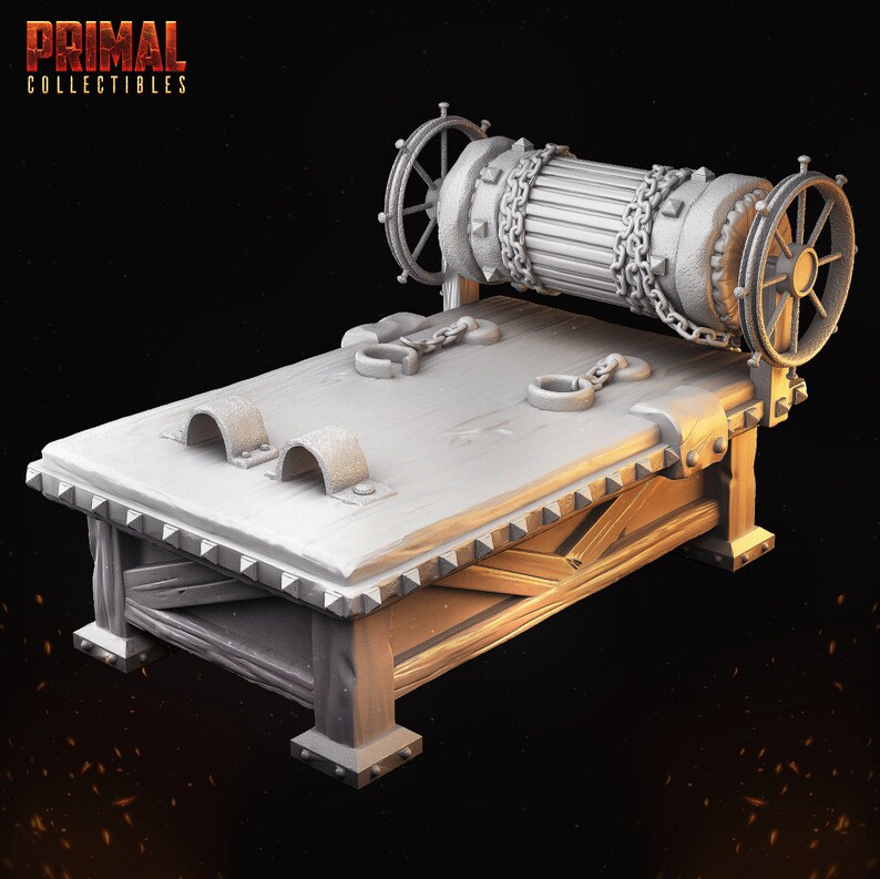Cupboard, Torture Rack Terrain, Furniture Miniatures, Dungeons and ...