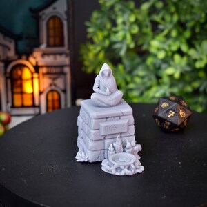 Temple Statues, Columns, Shrines Terrain: 28/32/38mm Fantasy RPG Mini ...