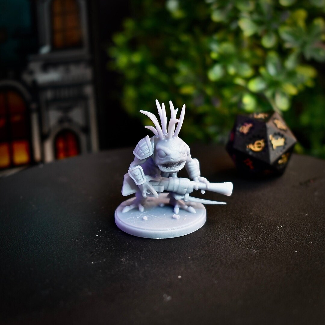 Murloc Hunter, Ranger Wow Miniature: 28/32/38mm Fantasy RPG Mini for ...