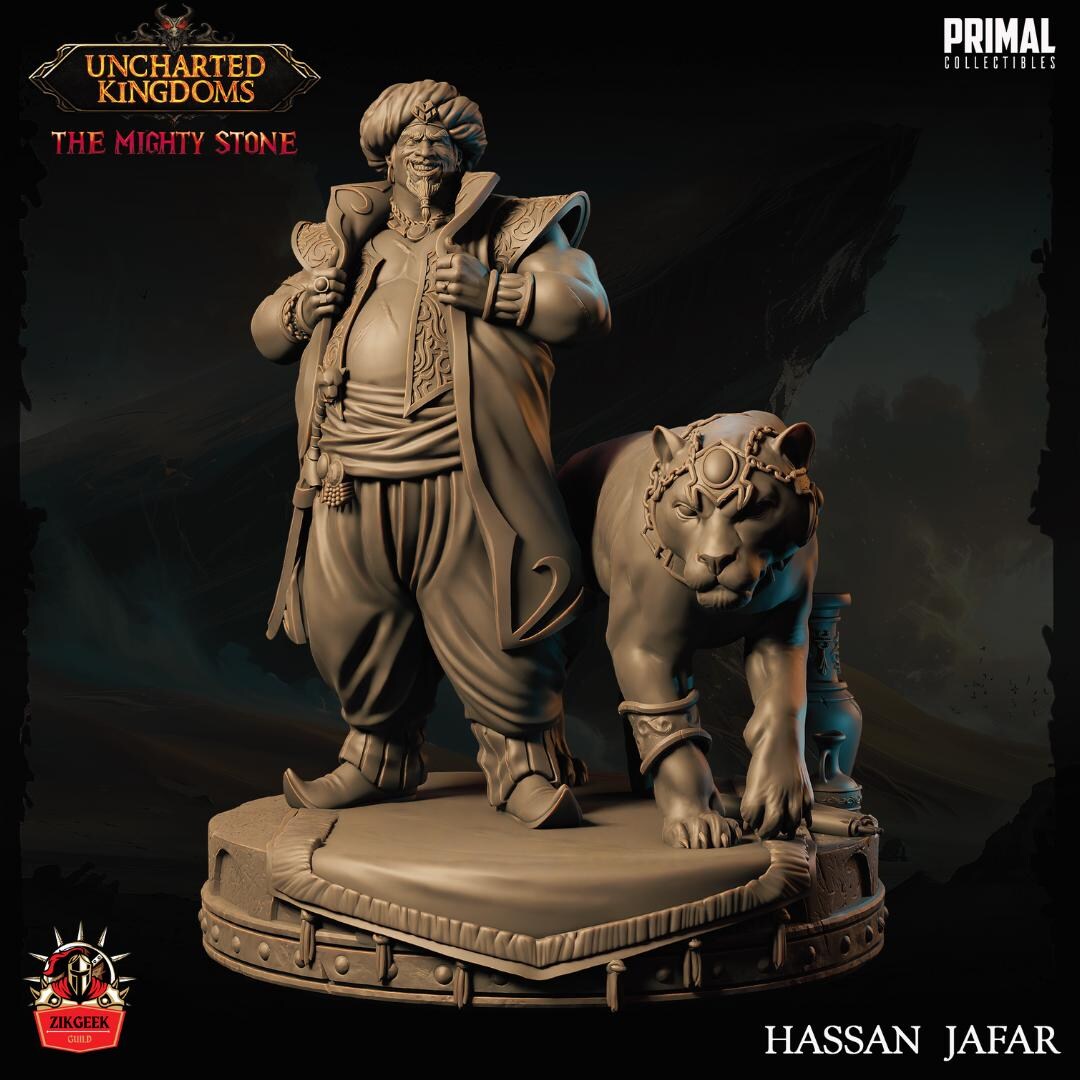 Crime Lord & Panther Enemy Dnd Miniatures, Dungeons and Dragons Mini ...