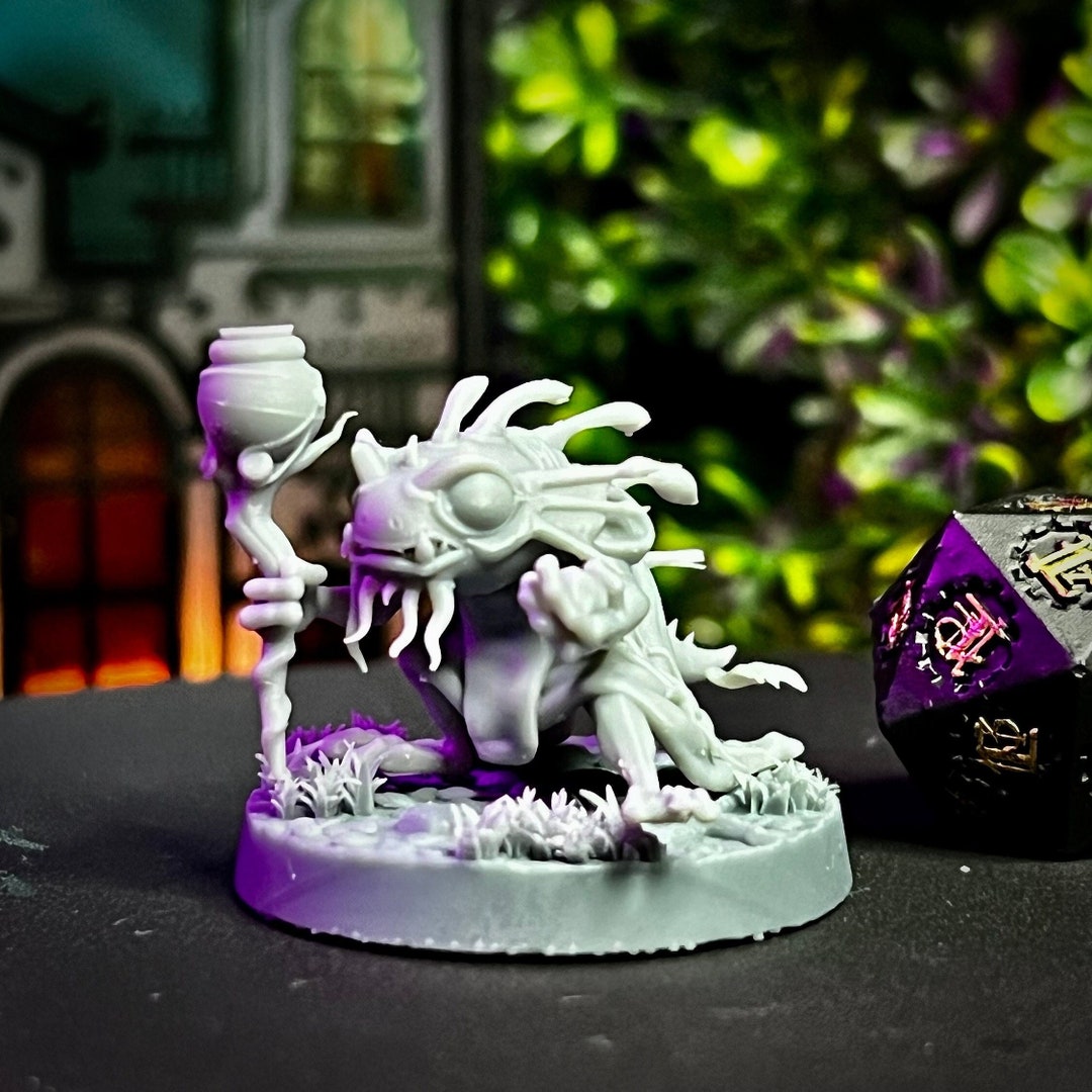 Murloc Shaman Wow Miniature: 28/32/38mm Fantasy RPG Mini for Dnd, TTRPG ...