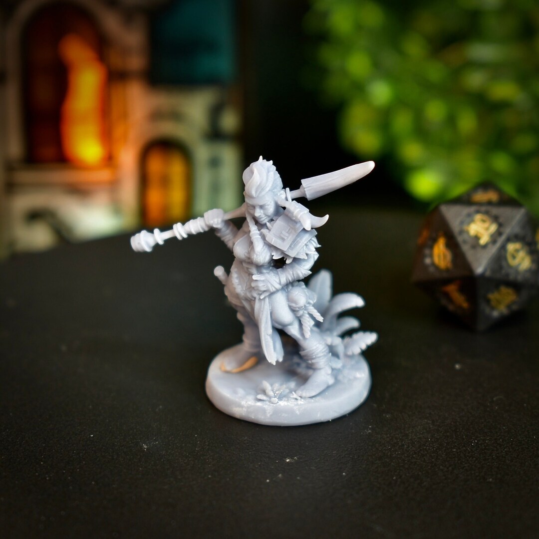 Dwarf Amazon Warrior Dnd Miniature, Hero Quest RPG, Painting Mini, Wow ...