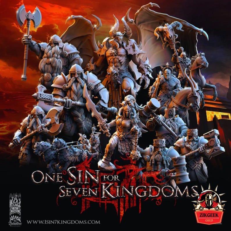Deathbringer Chariot Miniature: 28/32/38mm Fantasy RPG Mini for Dnd ...