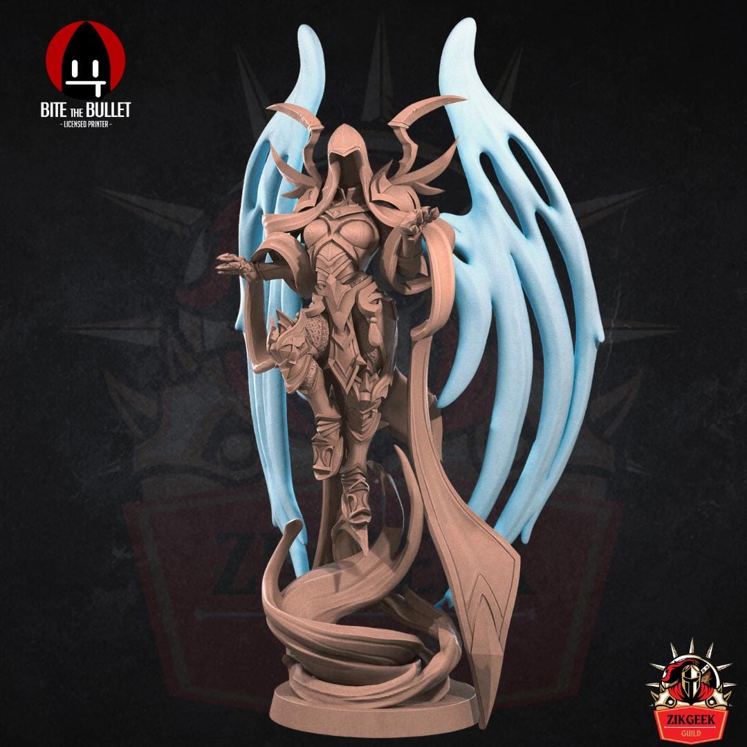 Angel Seraphim of Hope Miniature: 28/32/38mm Fantasy RPG Mini for Dnd ...