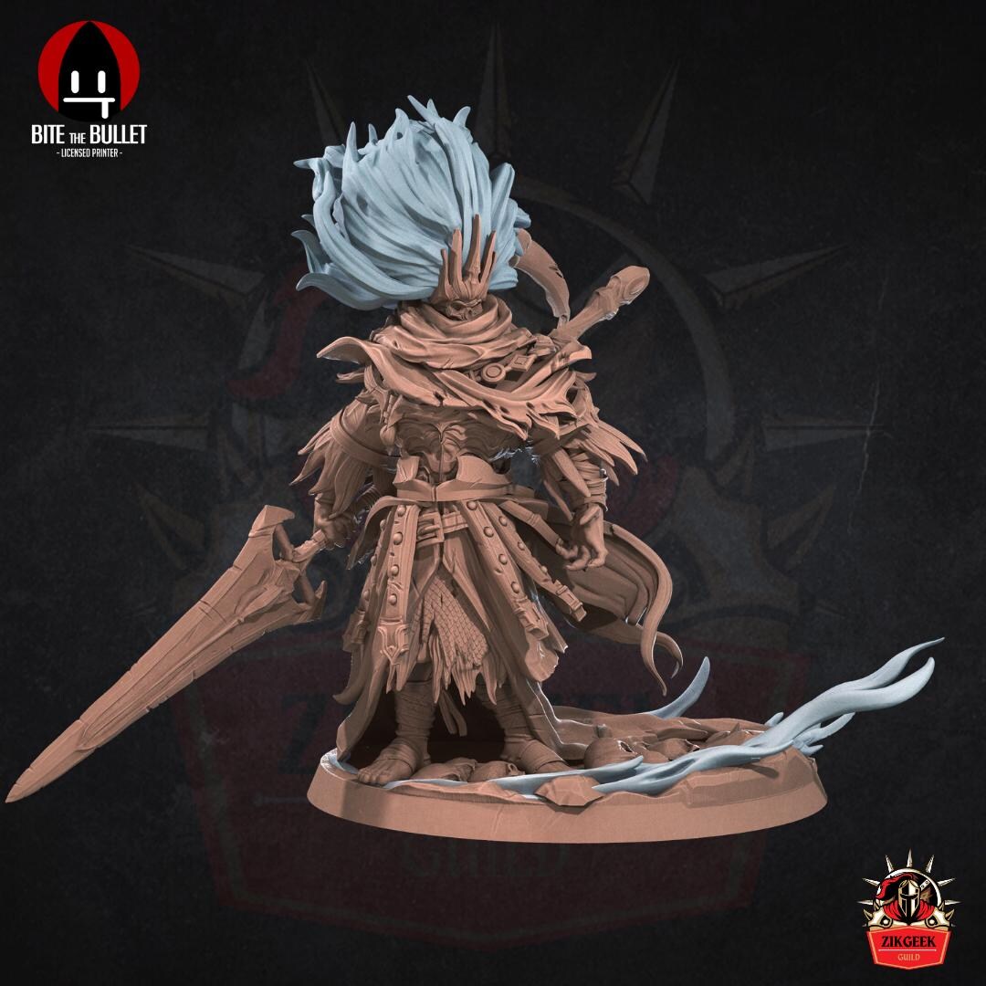 Storm Lord Miniature: 28/32/38mm Fantasy RPG Mini for Dnd, TTRPG - Etsy
