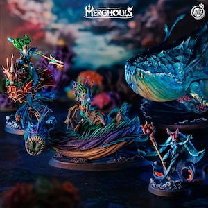 Queen Leviathan Miniature: 28/32/38mm Fantasy RPG Mini for Dnd, TTRPG ...