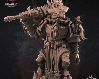 Dragonborn Paladin of the Crown Miniature Cleric Dungeons and Dragons ...