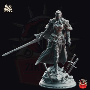 Commander Knight Warrior Fighter Dnd Miniature Dungeons and Dragons ...