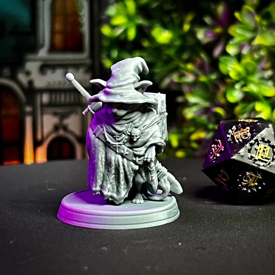 Witcher Tabaxi, Cat Wizard, Sorcerer: 28/32/38mm Fantasy RPG Miniature ...