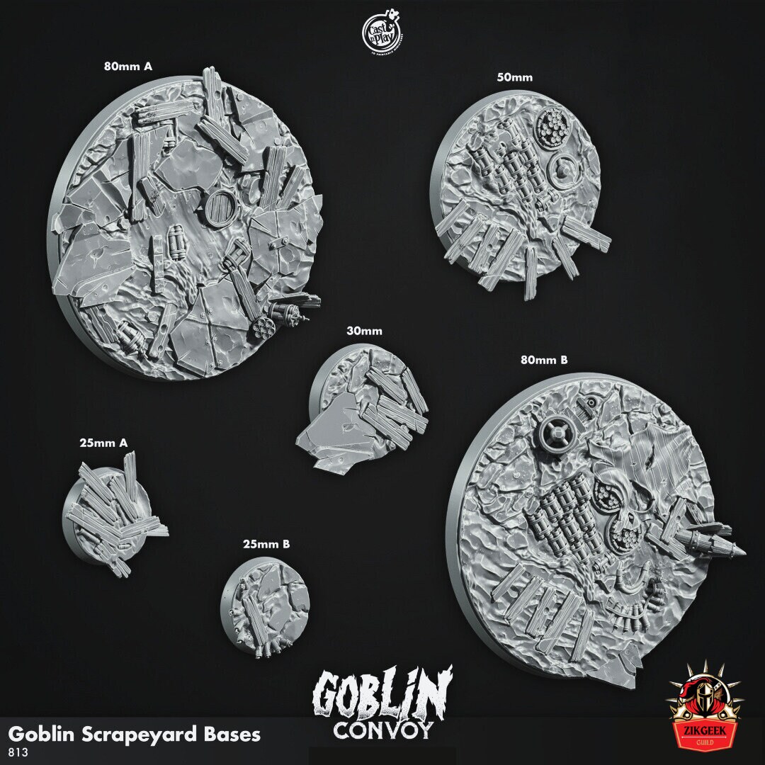 Goblin Terrain Bases, Furniture Base Dnd Army Miniature Tabletop Game ...