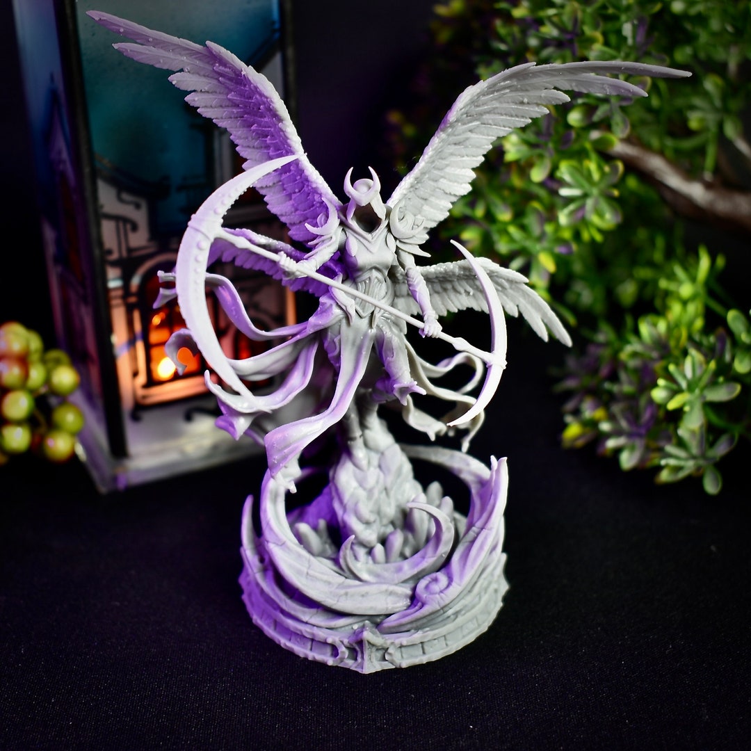 Angel Moonlight Seraph Gothic Dnd Tabletop Game Miniature RPG, Dungeons ...