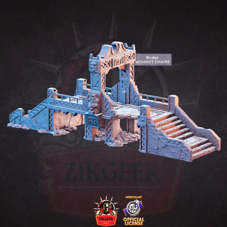 Dwarf Mine Bridge Terrain Dnd Miniature Dungeon Hero Quest - Etsy UK