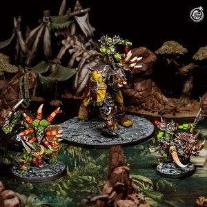 Wild Barbarian Orcs, Dnd Army Miniature Tabletop Game RPG, Dungeons and ...