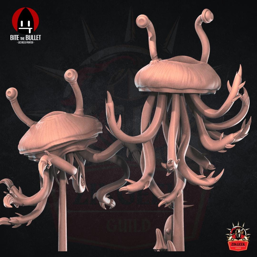 Flumph Monster Creature Miniature: 28/32/38mm Fantasy RPG Mini for Dnd ...