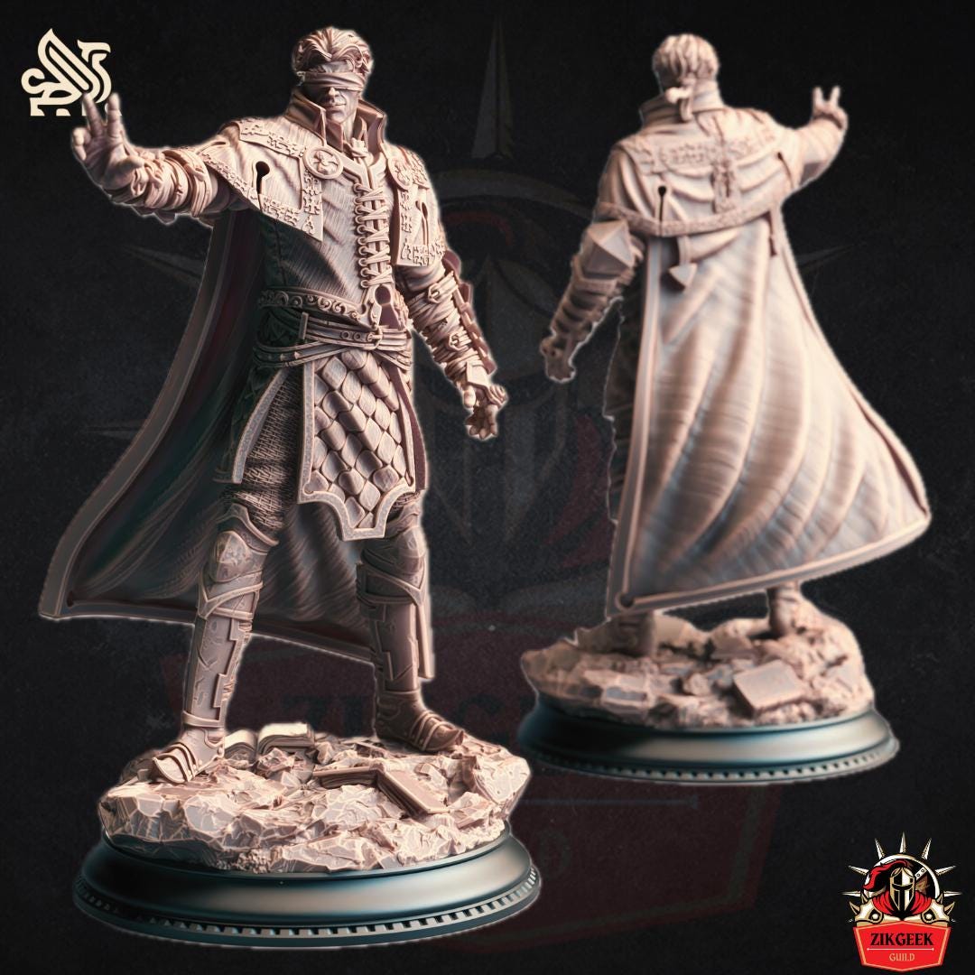 Half Elf Psionic Warrior Fighter Enemy Dnd Miniature Dungeons and ...