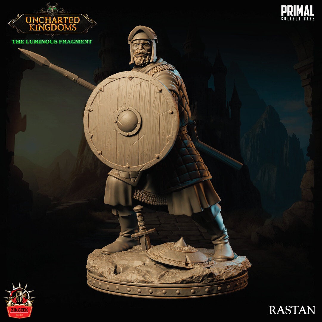 Guard, Soldier, Warrior, Fighter Miniature Dungeons and Dragons Mini ...