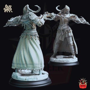 Warrior Eastern Spellsword Dnd Miniature Dungeons and Dragons Mini Hero ...