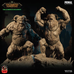 Yeti Monsters Dnd Enemy Miniature Masters of Dungeon Hero Quest RPG ...
