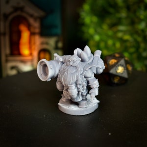 Dwarf Artillerist Watchman Dnd Miniature Dungeons and Dragons Mini Hero ...