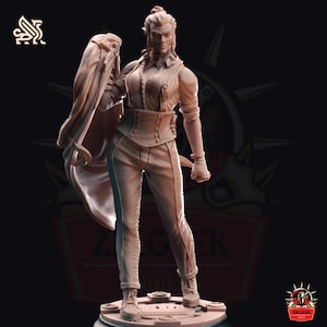 Female Elf Goliath Boxer Fighter Dnd Miniature Dungeons and Dragons ...