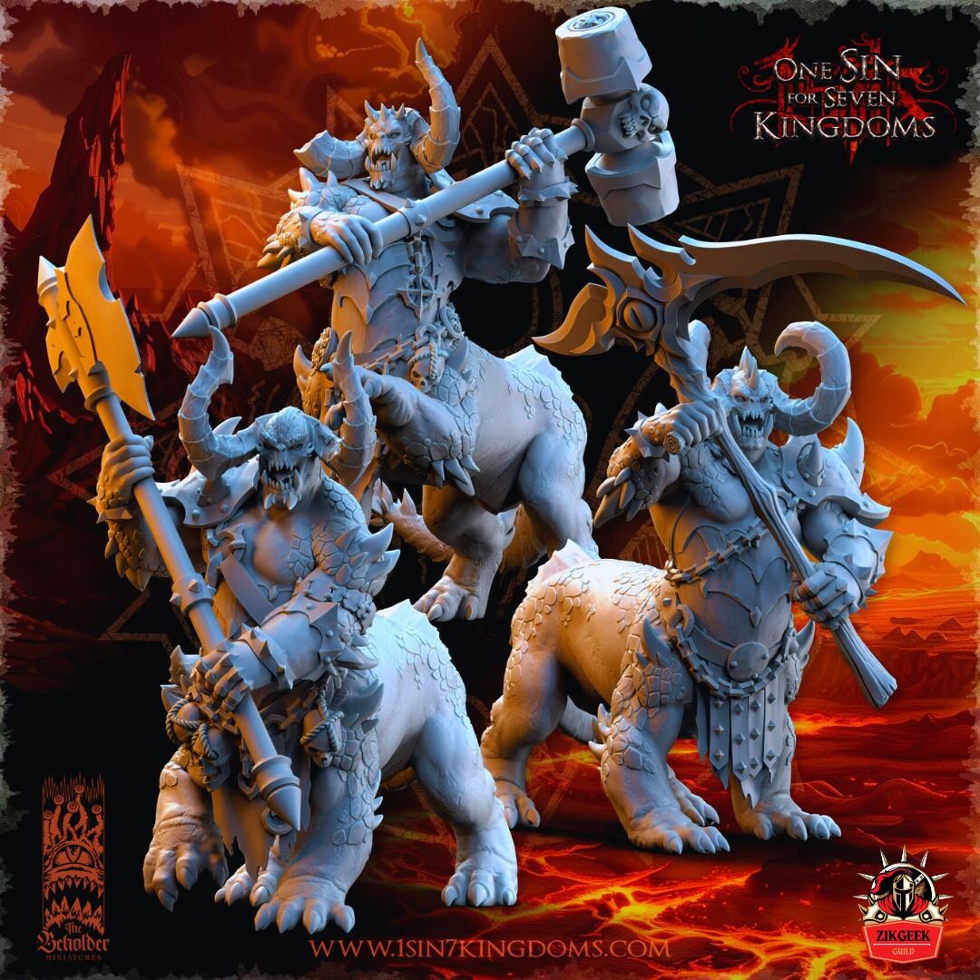 Dragonards Warrior Enemy Monster Bundle Wargaming Miniature Dungeons ...